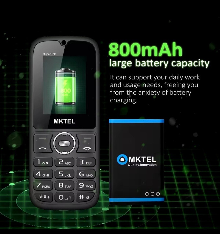 MKTEL UNTRACEABLE GSM Unlocked Mobile Cell Phone Dual Sim CHEAP BURNER ...