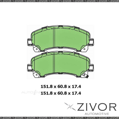 PROTEX Brake Pad-Front For HOLDEN COLORADO LTZ RG 2.8L 4D WellSide LWH ...