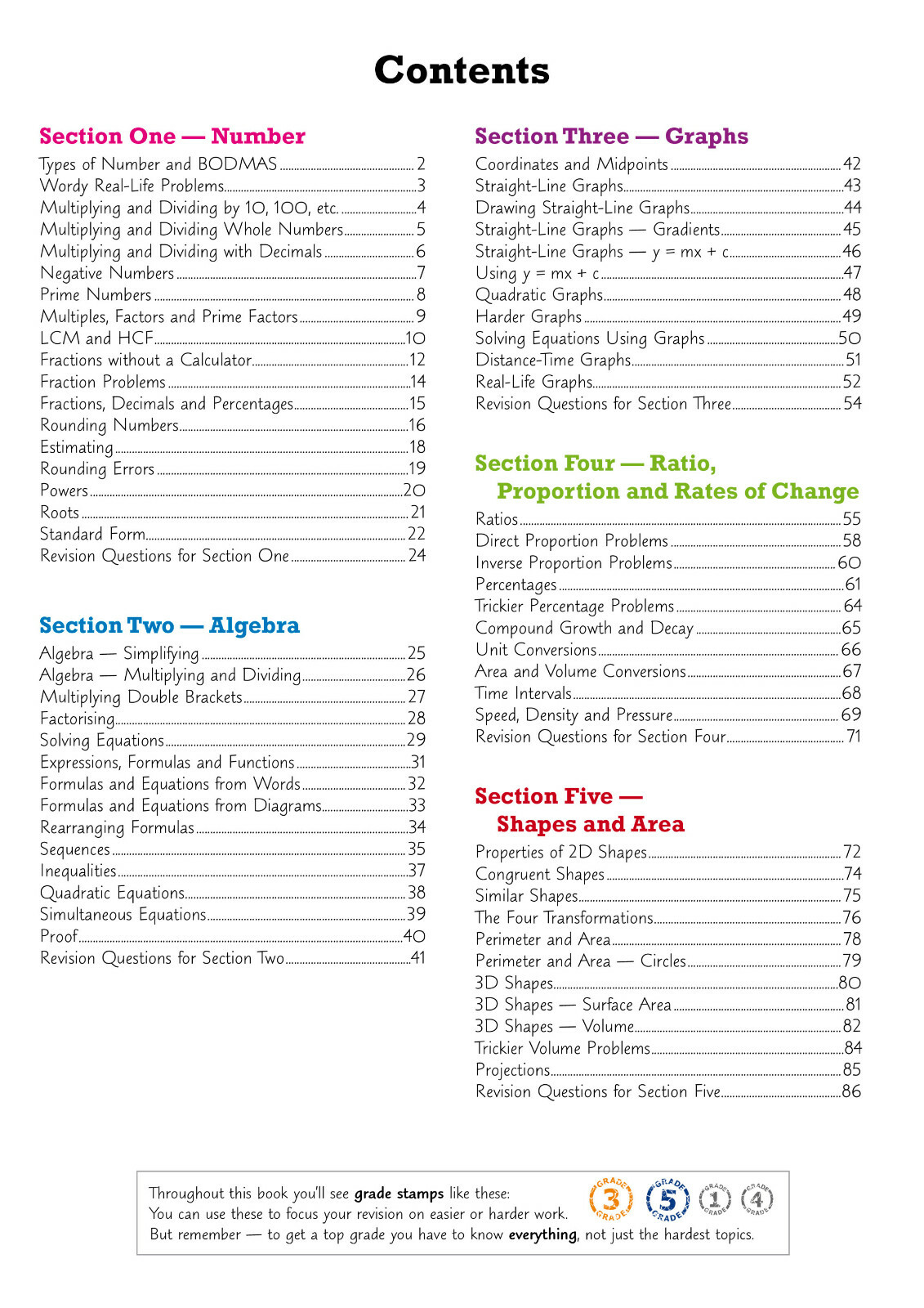 New CGP GCSE AQA grade 9-1 FOUNDATION maths revision guide book ...