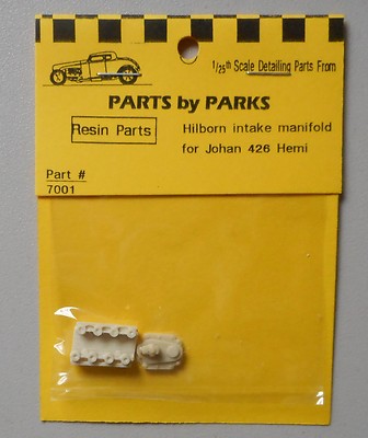 HILBORN INTAKE MANIFOLD JOHAN 1:24 1:25 PART BY PARKS CAR MODEL ...