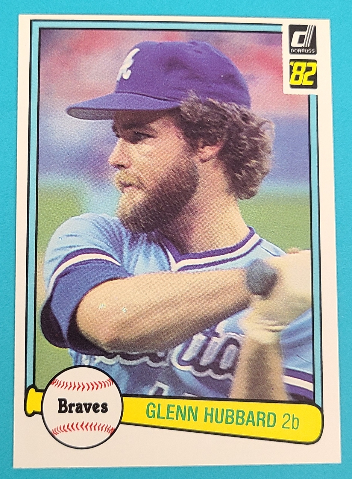 1982 Donruss #436 Glenn Hubbard Atlanta Braves Baseball Card A4 | eBay