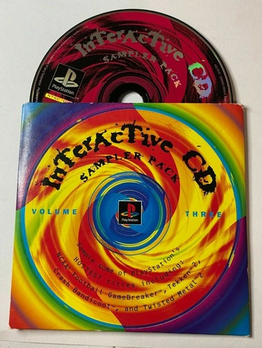 PS1 Playstation 1 Interactive CD Volume 3 Sampler Pack Demo Disc w ...