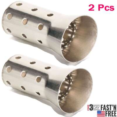 2Pcs Universal Motorcycle Exhaust Pipe Muffler Insert Baffle DB Killer ...