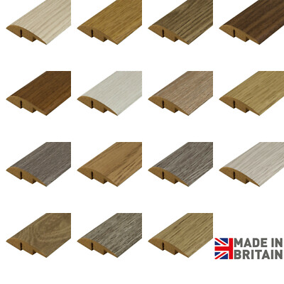 Laminate & Wood Floor Ramp Reducer MDF Threshold Strip Edge Profile ...