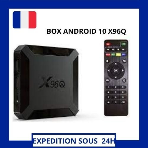 Boitier box smart TV X96Q Android wifi 4K ultra HD 1Go/8Go + option 12 ...