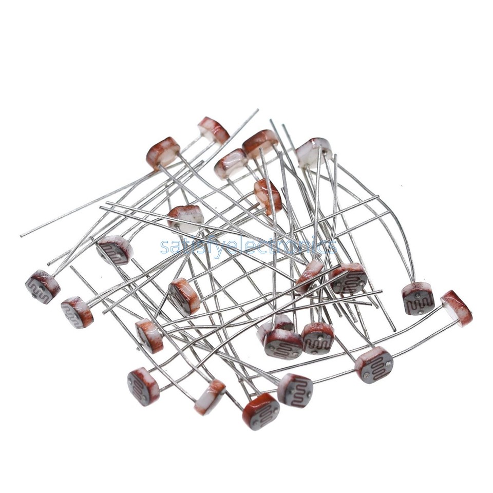 20PCS Photo Light Sensitive Resistor Photoresistor Optoresistor 5mm ...