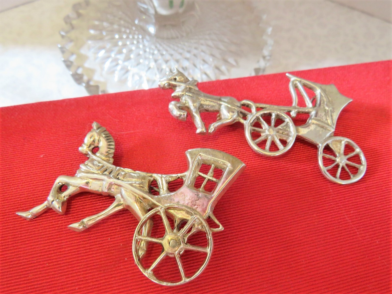VINTAGE ANA SOSA MEXICO STERLING SILVER CARRIAGE HORS… - Gem