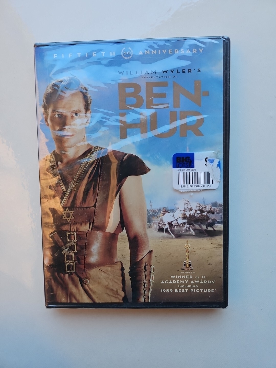 BEN-HUR 1959 DVD 2011 50th Anniversary Edition Charlton Heston Brand ...