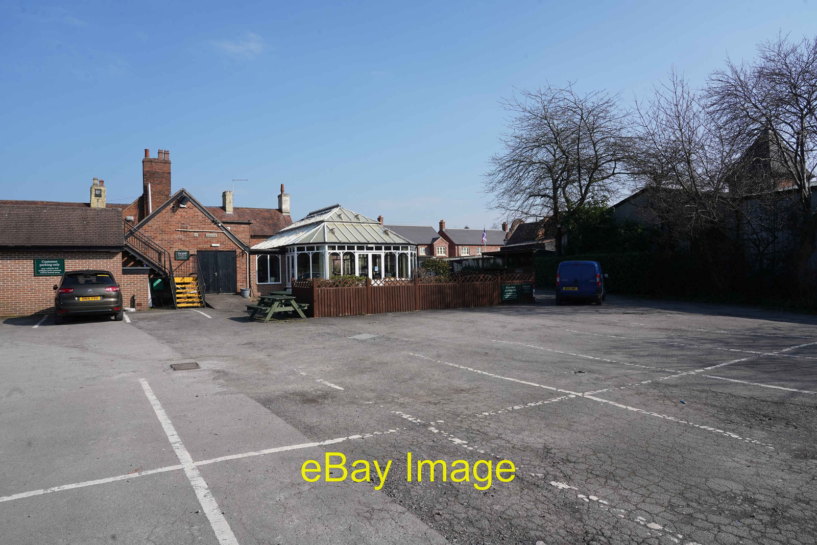 Photo 12x8 The Dog and Partridge car park Lower Tean I am not sure if ...
