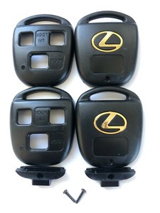 2 Replacement Remote Key Fob Shell Pad Case for 2004 2005 2006 Lexus ...