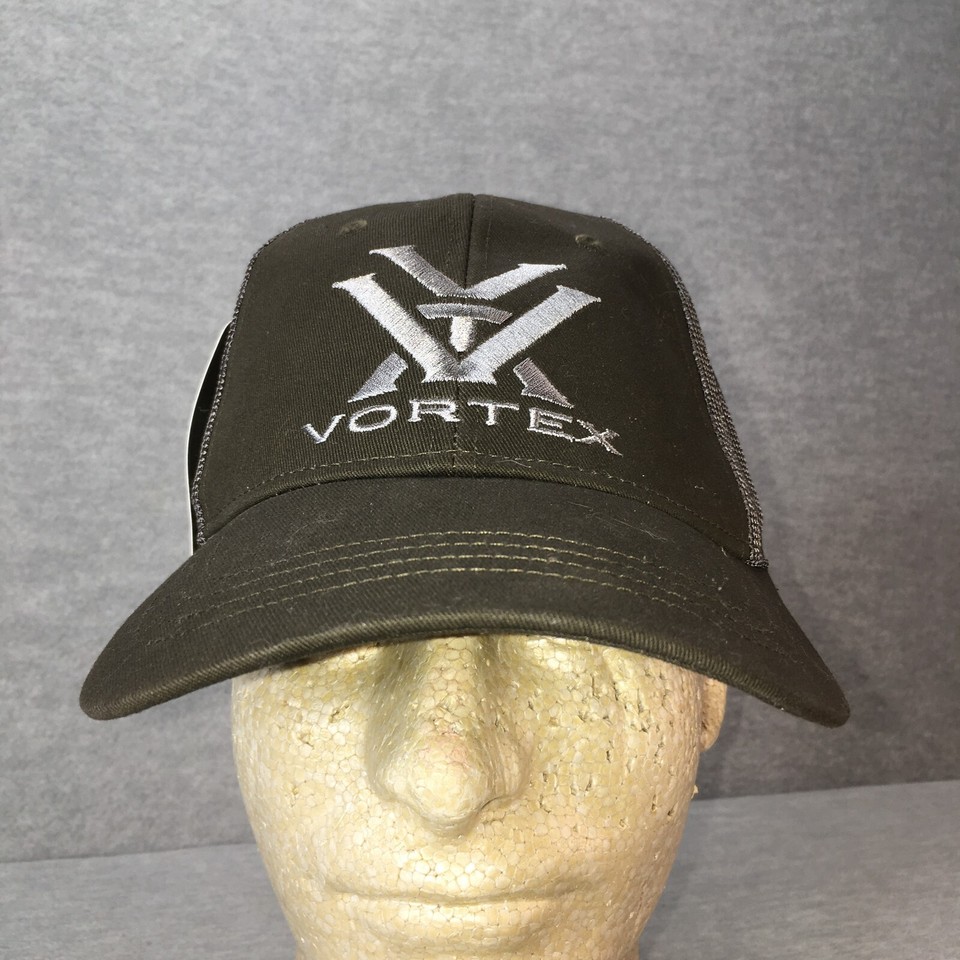 Vortex Embroidered Optics Mesh Trucker Hat Snapback Cap One Size GREEN ...