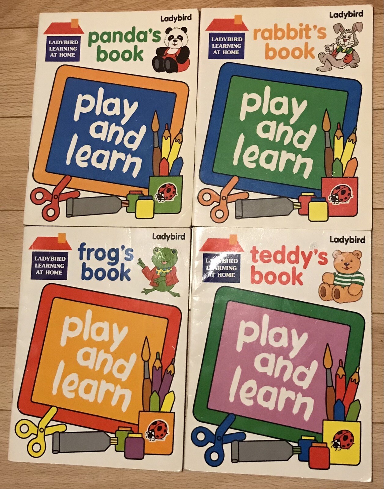 Ladybird Learning At Home Play & Learn Magazine Rabbit, Teddy, Frog ...