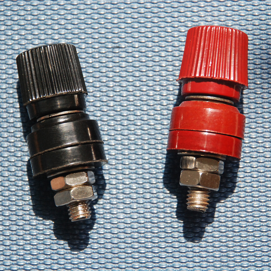 Universal Piece of 10 M6 Thread Dia Metal Binding Post Terminal Dark ...