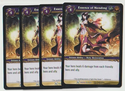 Essence of Mending x4 #84 / Honor ENG Warcraft TCG | eBay