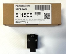 SunPower+Invisimount+End+Clamp+Wedge+518636+4+Pack for sale online | eBay