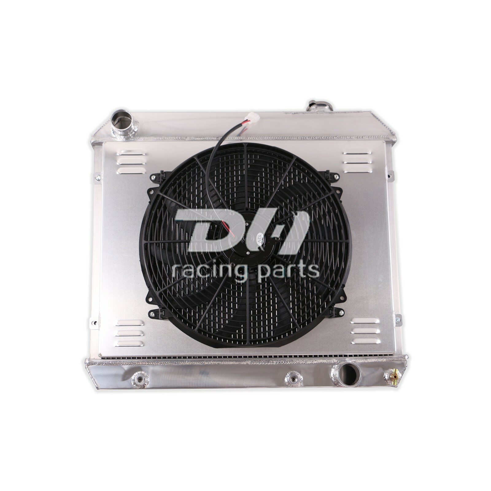 3ROW ALUMINUM RADIATOR+Shroud+Fan FIT 1963 64 65 66 Chevy C10 C20 C30 ...