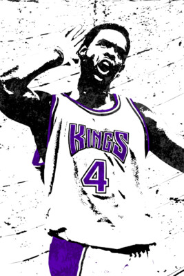 Chris Webber Sacramento Kings Art Wall Indoor Room Outdoor Poster ...
