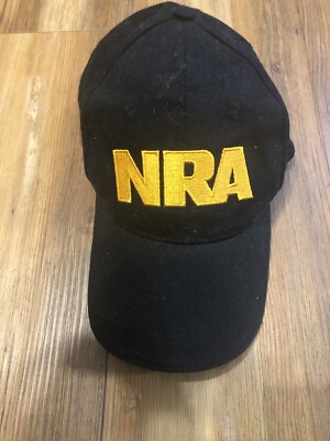 NRA Embroidered Hat Cap Adjustable Black Gold w/USA Flag FastShip | eBay