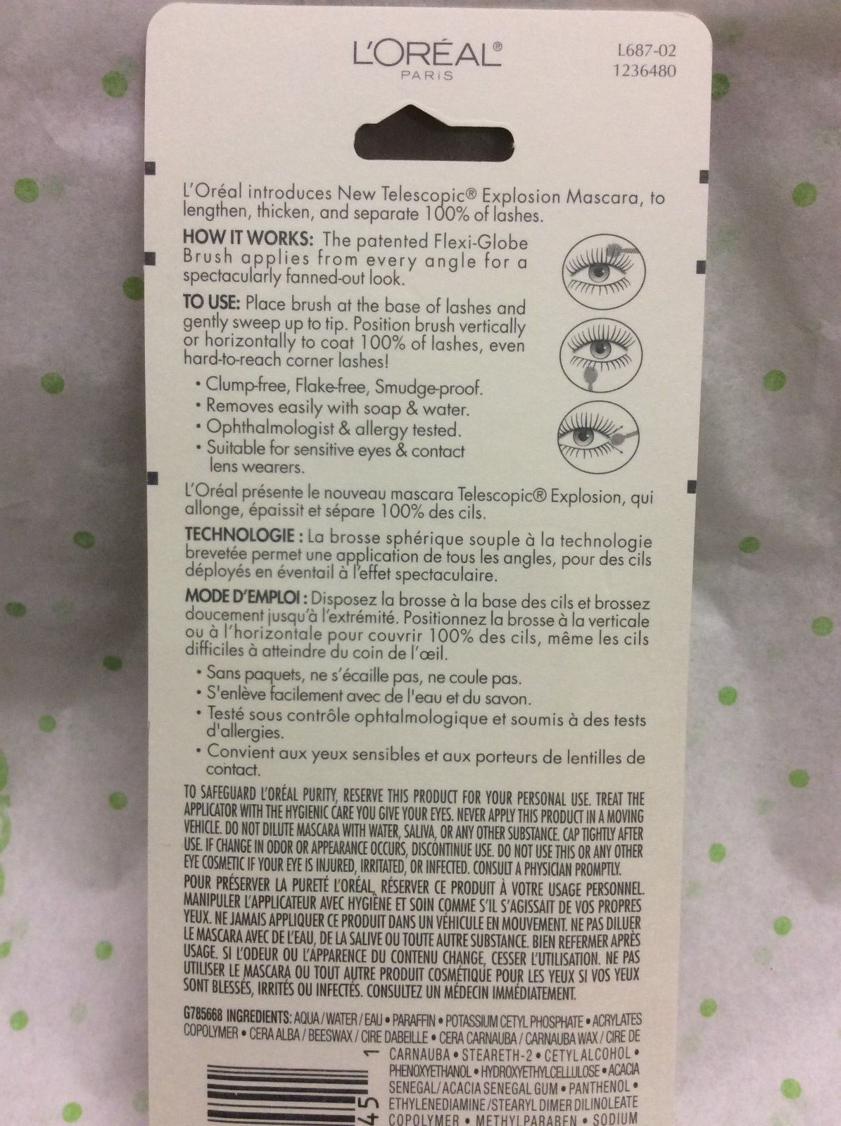 L'Oreal Telescopic Explosion Mascara for sale online | eBay