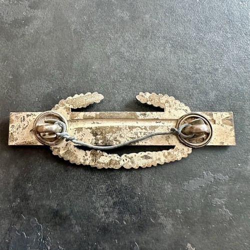 WWII US Army CIB Infantry Combat Badge Sterling Original | eBay