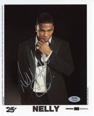 Nelly Autographed Signed 8x10 Photo Certified Authentic PSA/DNA COA ...