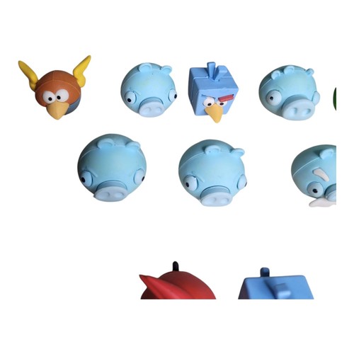 Angry Birds Eraseez Eraser Puzzle Lot of 15 Rovio Space Heads Toys ...