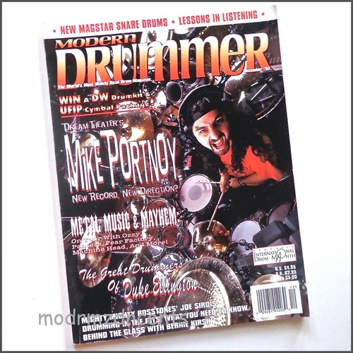 MODERN DRUMMER - Dec 1997 - MIKE PORTNOY - DREAM THEATER 71486012030| eBay