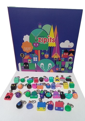 Kidrobot Zipits Full Set Of 36 Zipper Pulls | eBay