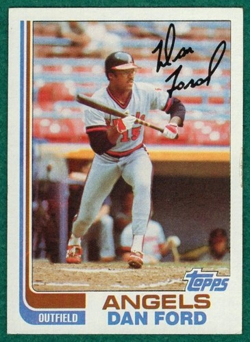 Dan Ford - 1982 Topps #134 - California Angels Baseball Card | eBay