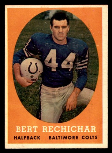1958 Topps Football #74 Bert Rechichar EX/MT *e2 | eBay