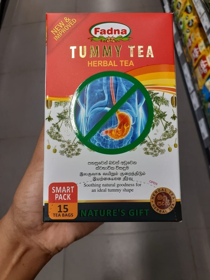 Ceylon Pure Herbal Natural Flat Tummy Tea 100% Fat Slim Weight Loss 15 ...