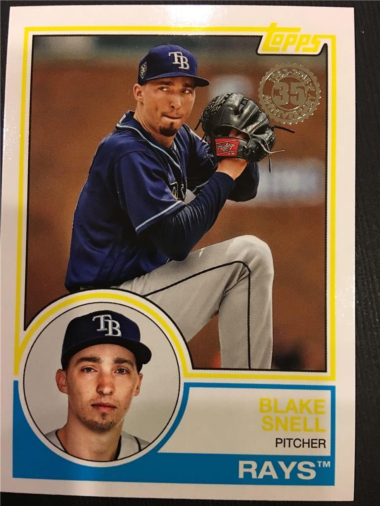2018 Topps Update 1983 Insert #83-40 Blake Snell Rays | eBay