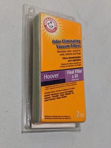 Arm Hammer Odor Eliminating Hoover Vacuum Final Filter & 04 Replacement ...