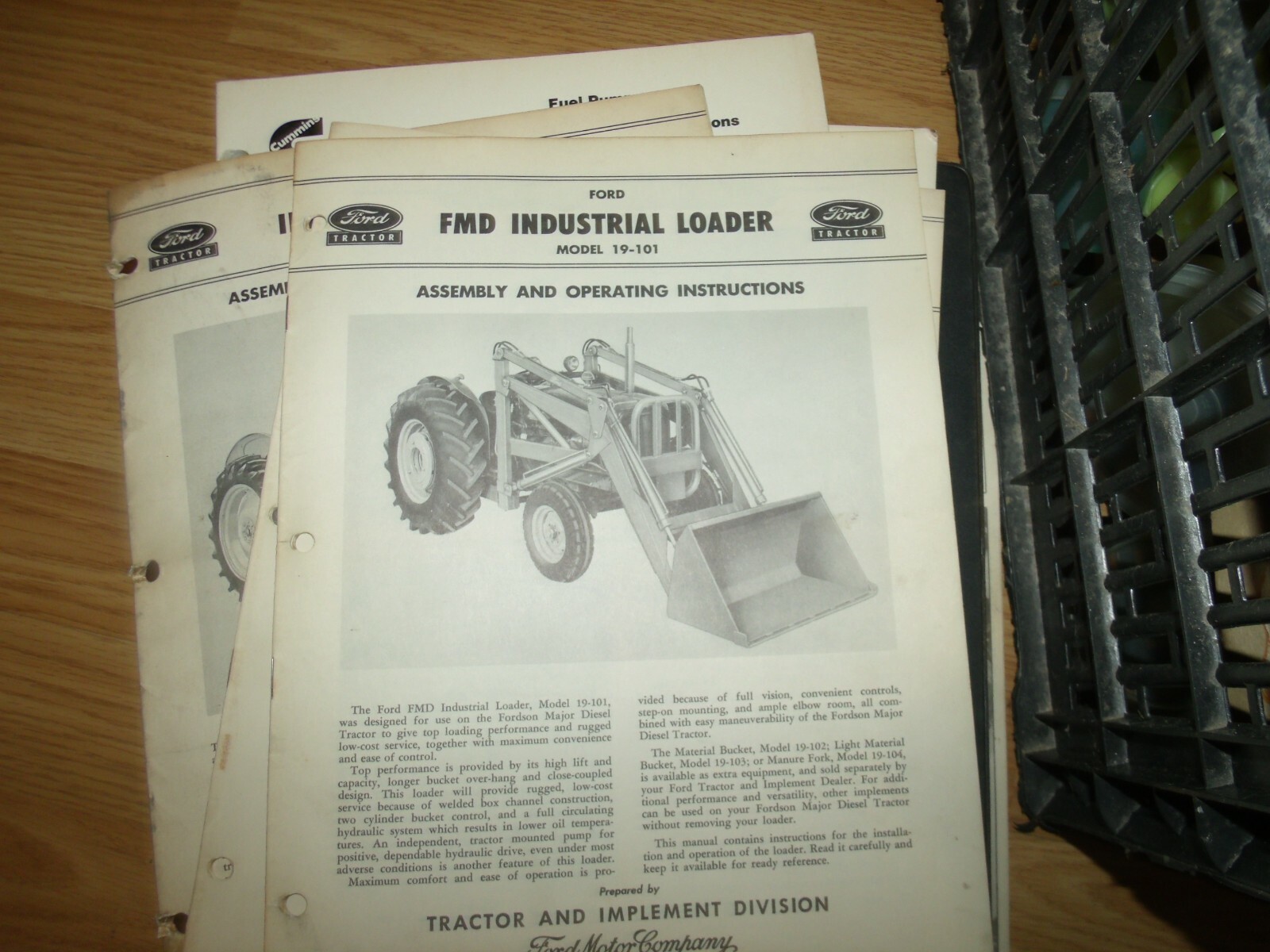 Ford Dearborn 19-101 Loader Owners Operators Manual | eBay