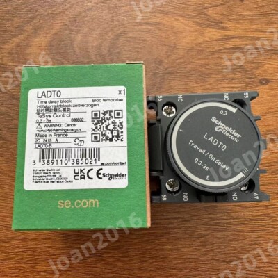 New Schneider LADT0 Contactor Time Delay Block 0.1-3s | eBay
