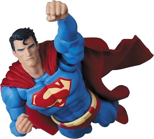 MAFEX SUPERMAN HUSH Ver. Pre-painted action figure, approx. 160mm tall ...