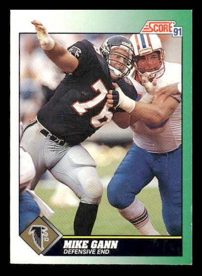 1991 Score #239 Mike Gann Atlanta Falcons | eBay