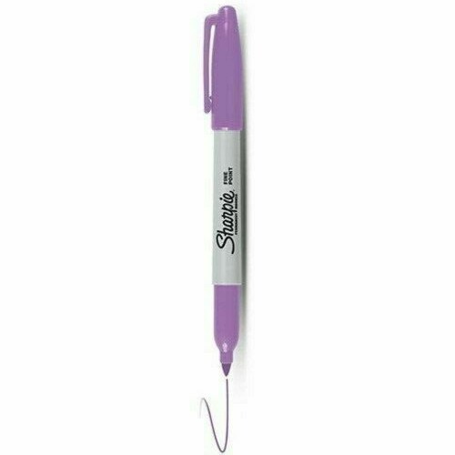 Sharpie Permanent Marker Purple Fine Pt Tip New | eBay