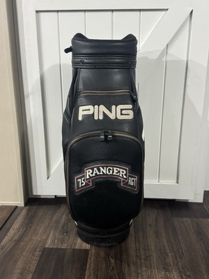 PING GOLF CART BAG WITH 75TH ARMY RANGER REGIMENT PATCH & SHOULDER ...