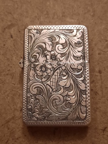 Italian Silver Lighter With A 1950s Zippo Insert Floral Motif | eBay