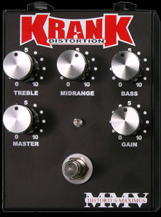Krank Distortus Maximus Distortion Guitar Effect Pedal for sale online ...
