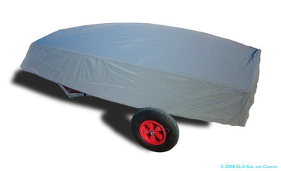 Optimist Sailboat - Boat Hull Cover - Top Gun Sea Gull Gray Opti Bottom ...