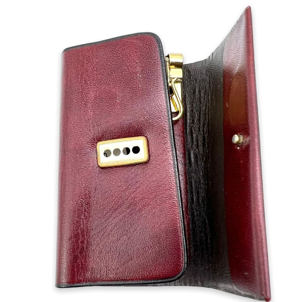 ROLFS Reddish Brown KEY Kaddy CASE Cowhide Leather With Original Price ...