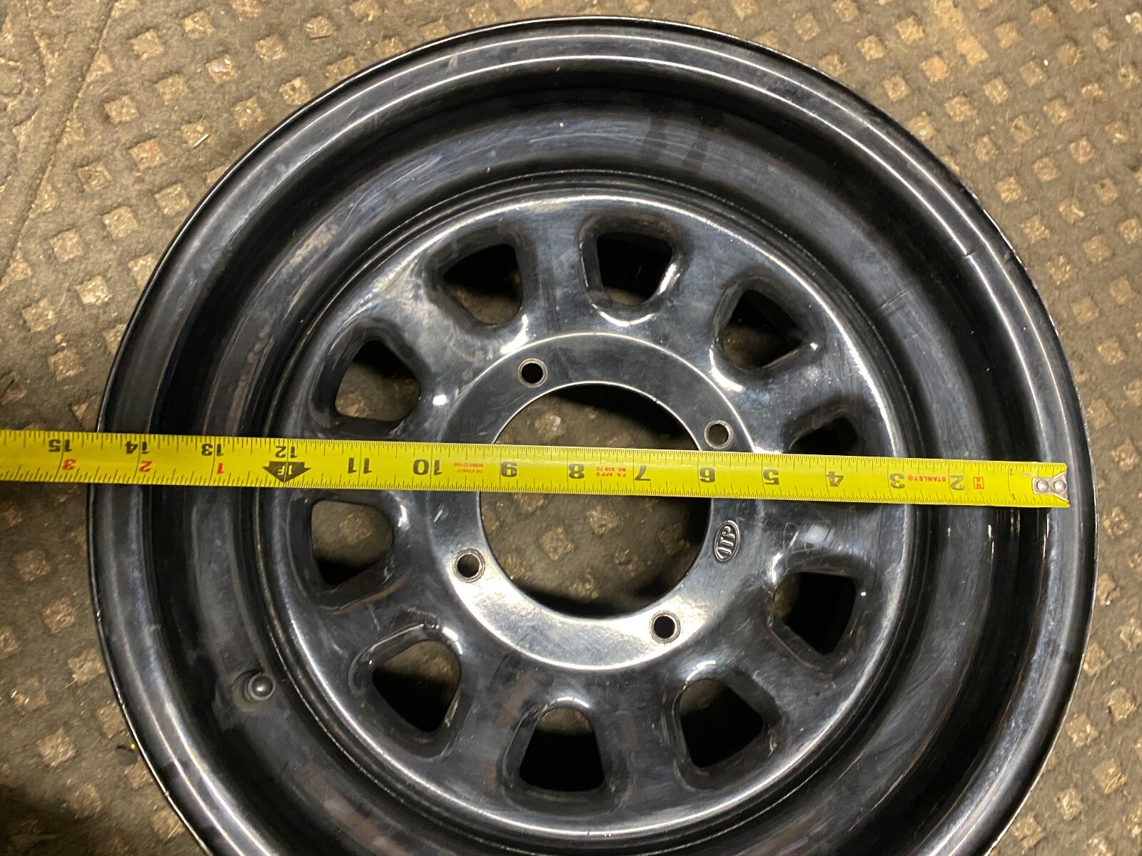 ITP - 1425573014B - Delta Steel Wheel, 14x7 - 4+3 Offset - 4/137 ...