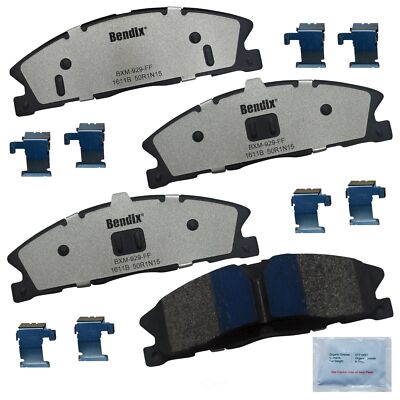 Disc Brake Pad Set-Fleet Metlok Semi-Metallic SDR Disc Brake Pad Bendix ...