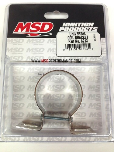 MSD 8213 MSD Ignition Universal Chrome Coil Mounting Bracket-Canister ...