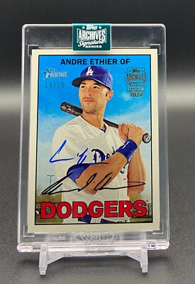ANDRE ETHIER - 2024 Topps Archives Signature Series AUTO / AUTOGRAPH #d ...