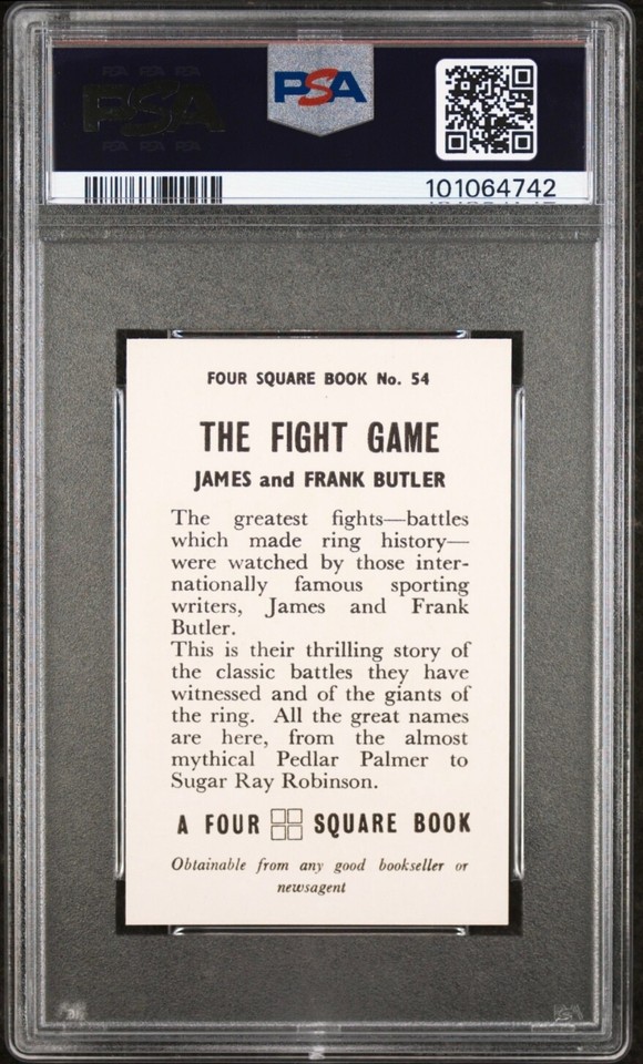 1959-60 Dobie The Fight Game #54 ROBINSON MARCIANO DEMPSEY PSA 7 Boxing ...