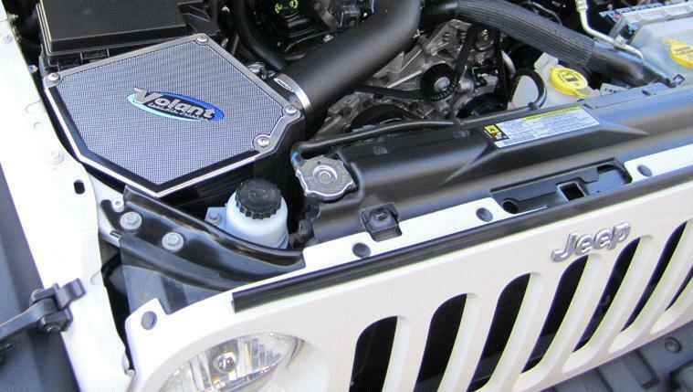 Volant 17638 Closed Box Air Intake System for 2007-2011 Jeep Wrangler ...