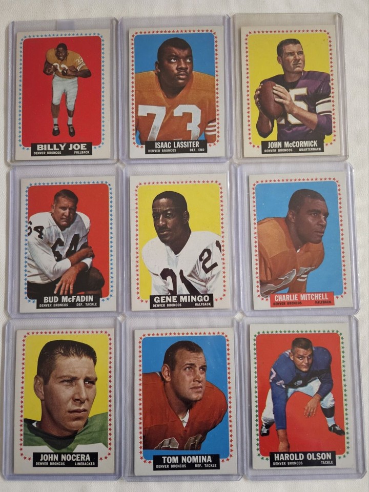 1964 Topps Football Complete Set W/All HOF’s GRADED MINT (BEST DEAL ON ...